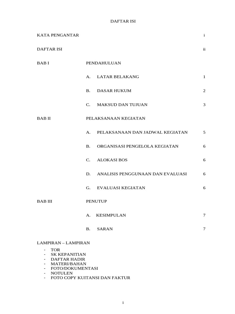 LPJ Bos SMK | PDF