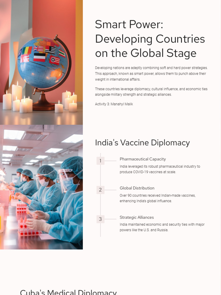 Smart Power Developing Countries On The Global Stage | PDF | Soft Power ...