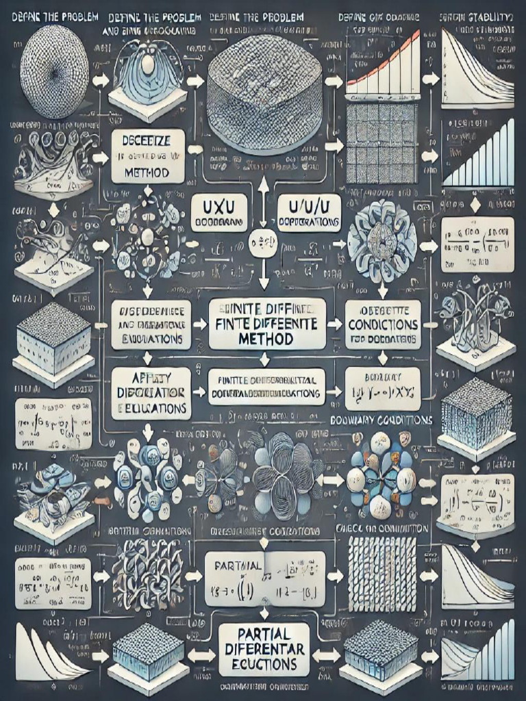 Finite Difference Method Detailed Flowchart | PDF