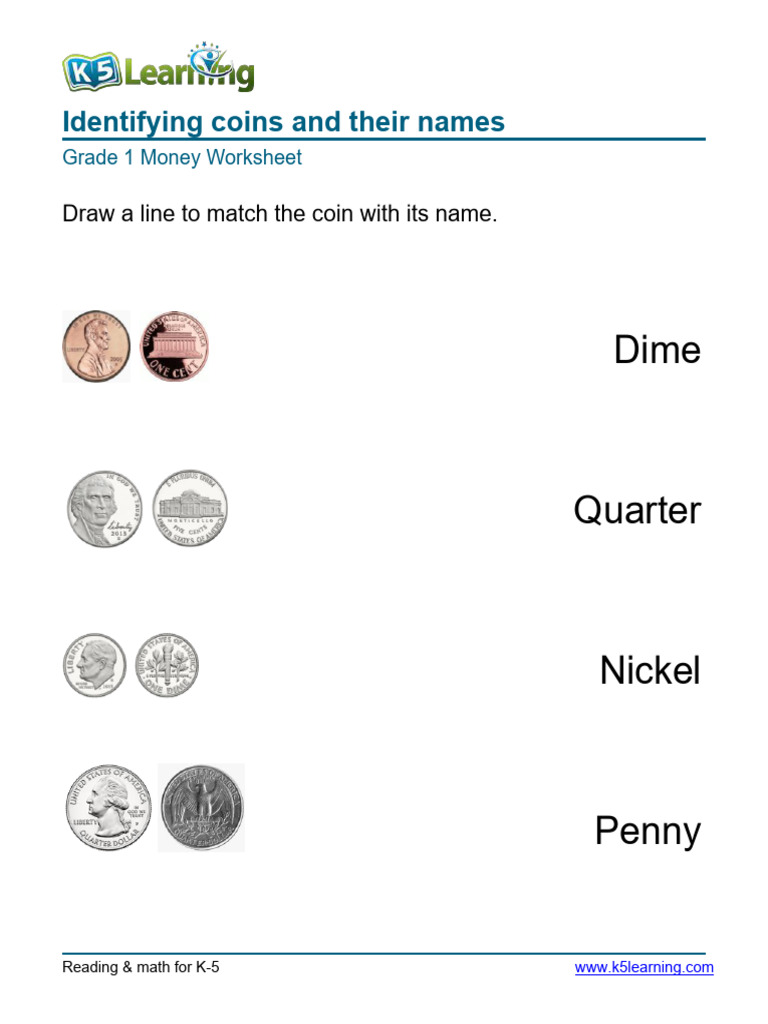 Primary 1 Money Mathematics | PDF