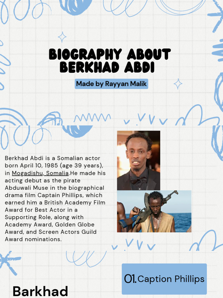 Barkhad Abdi: Award-Winning Actor | PDF