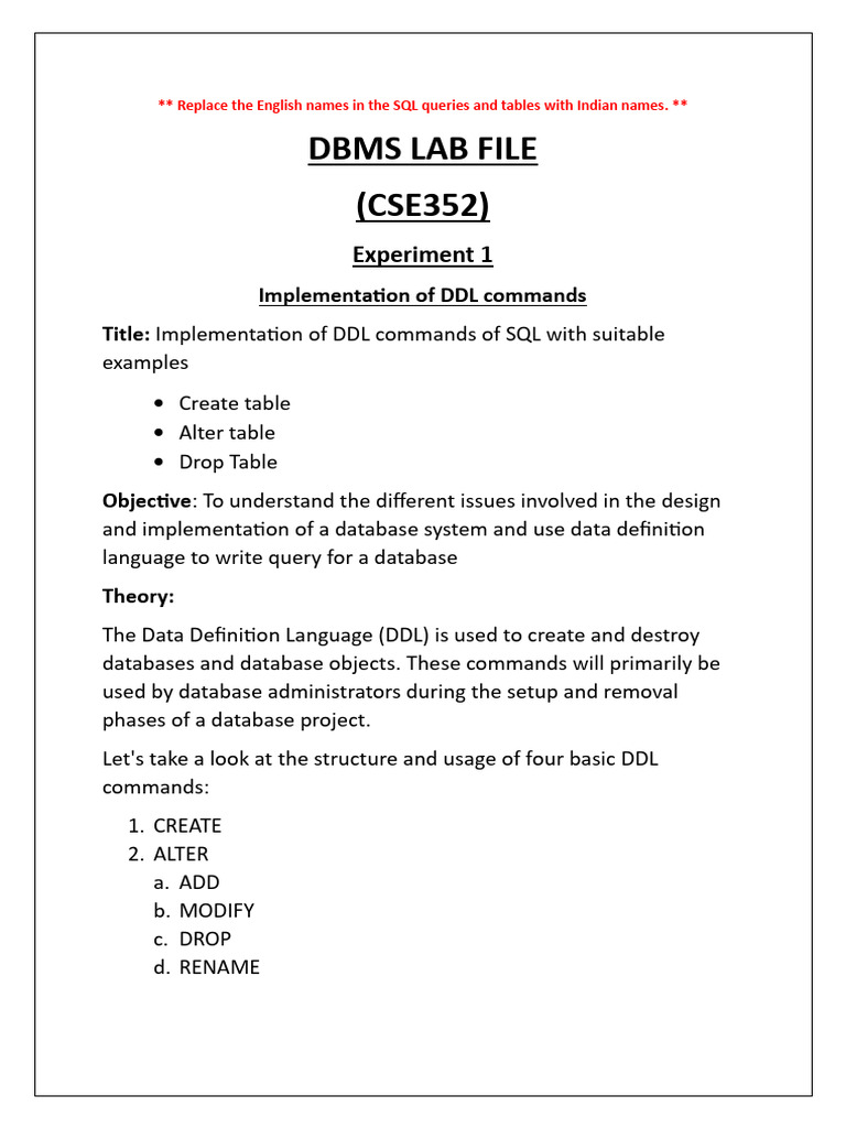 Ak Dbms Lab File Cse352 | PDF | Databases | Data