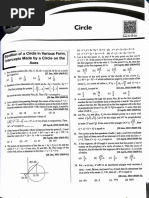 Pyq CIRCLES Jee Mains | PDF | Circle | Trigonometry