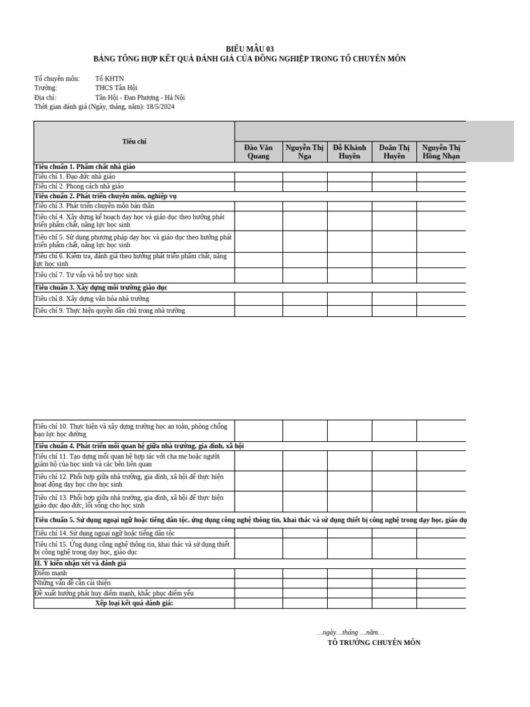 To KHTN - Bieu - Mau - 03 - Lay - y - Kiem - GV - Trong - To.5c8c27d5 | PDF
