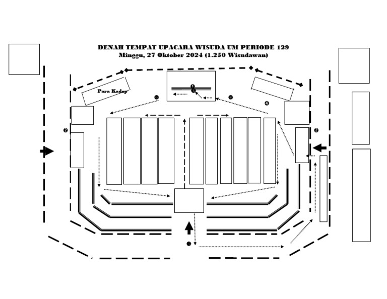 Denah Wisuda Ke 129 - Fix | PDF