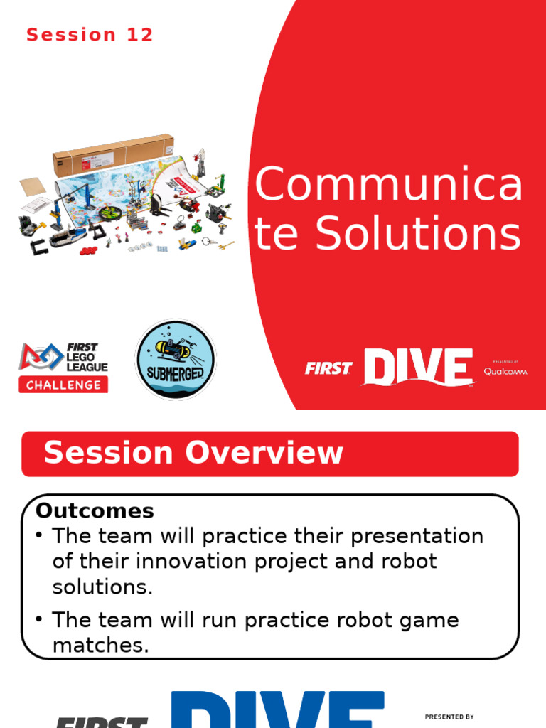 FLL Challenge Submerged Session 12 2 | PDF | Automation | Lego