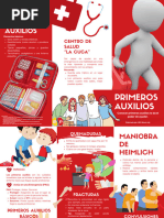 Triptico de Primeros Auxilios | PDF | Salud y bienestar | Medicina