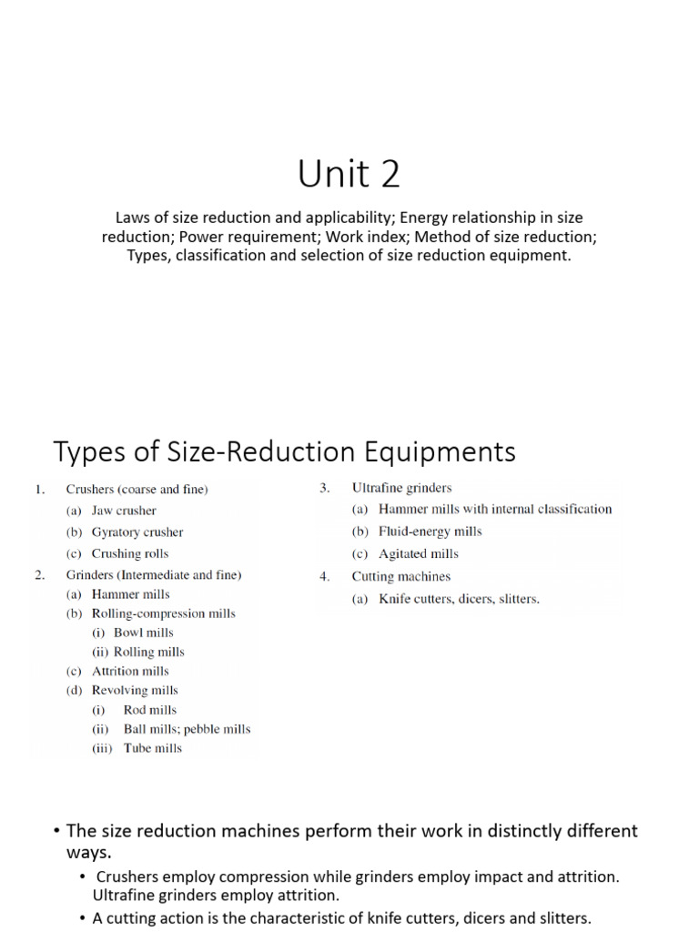 Unit 2 | PDF | Mill (Grinding) | Mechanical Engineering