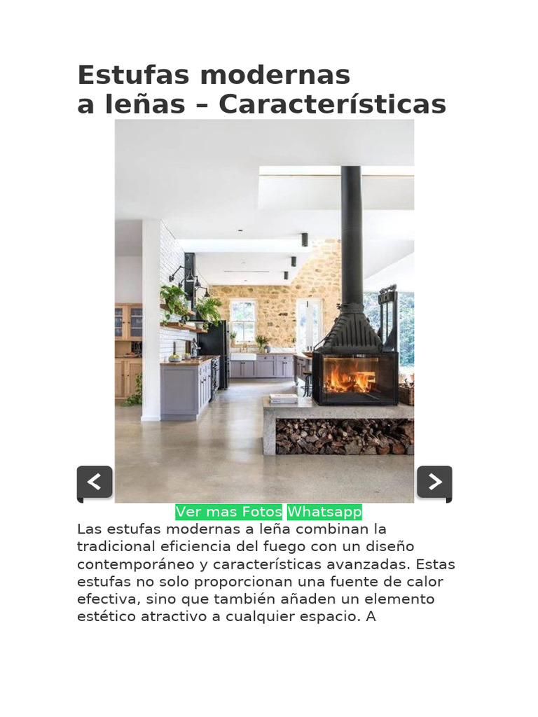 Estufas Modernas | PDF