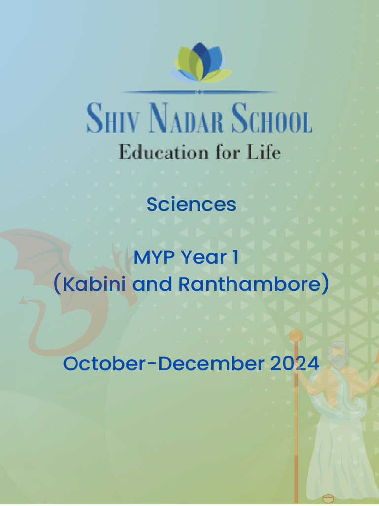 Unit Letter MYP 1 - How Do Living Things Work | PDF | Ecosystem | Life