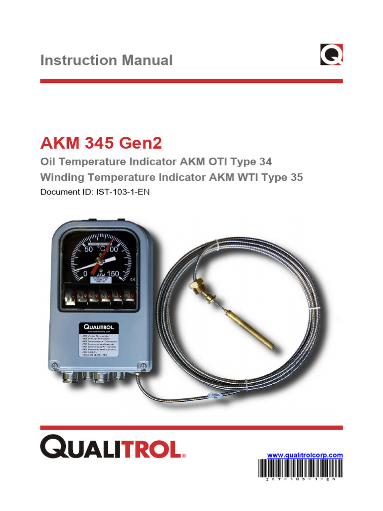 AKM 345 part 1 | PDF | Thermometer | Switch