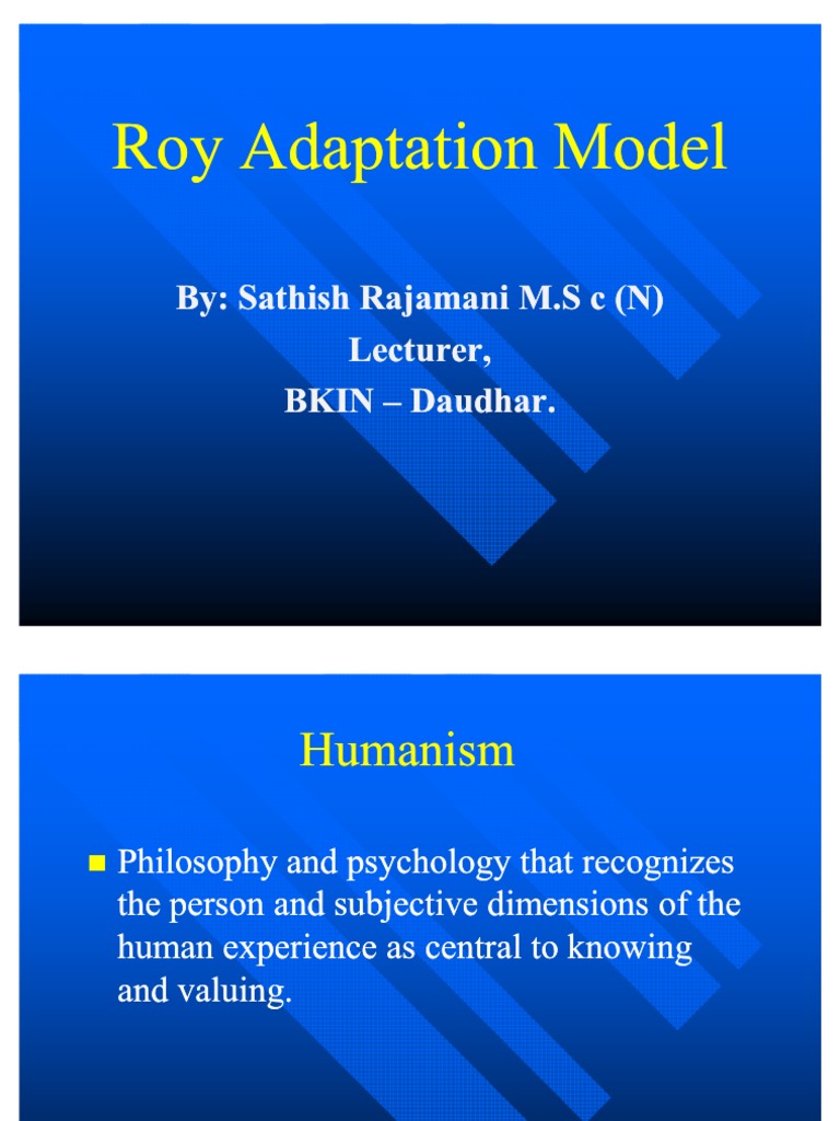 Roy Adaptation Model