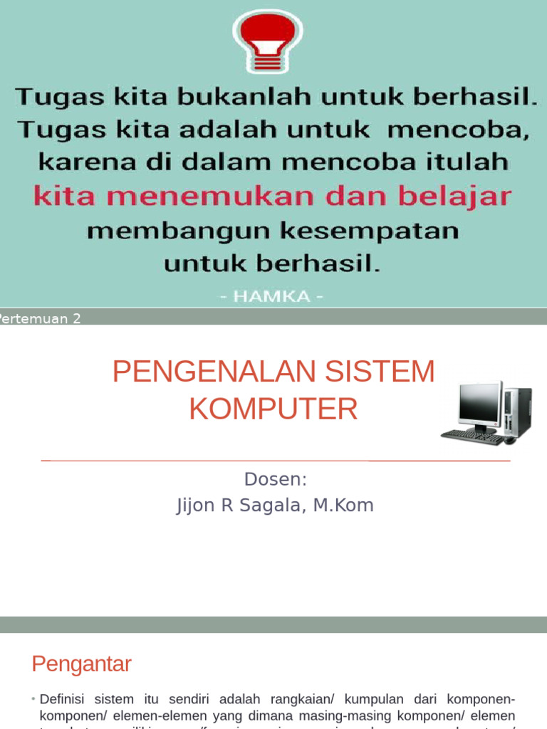 Pertemuan 2 Hardware, Software Dan Brainware | PDF