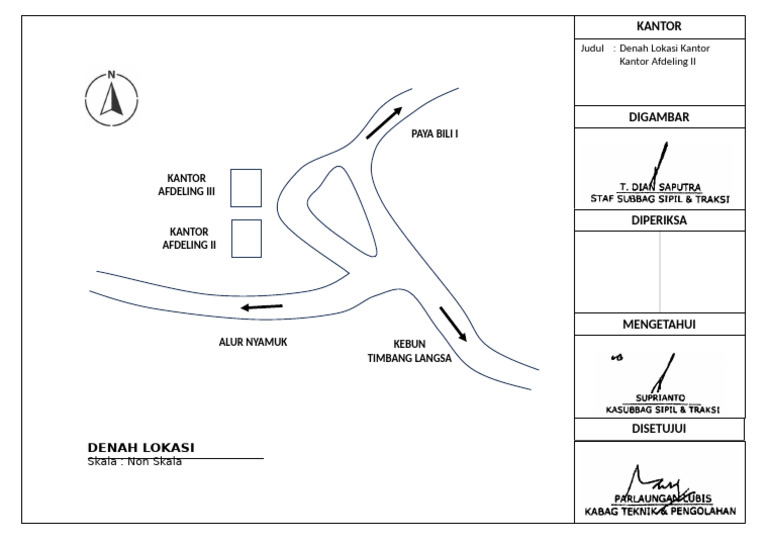 Denah Afdeling III | PDF