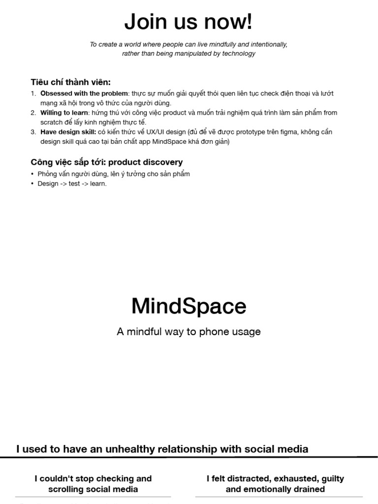 MindSpace: Mindful Phone Usage App | PDF | Psychology