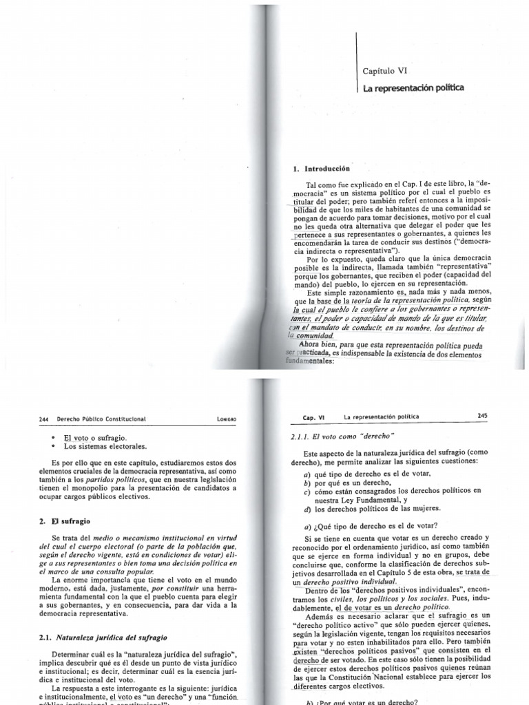 Der. Const. Lonigro 2da Parte (Seg Parcial) | PDF