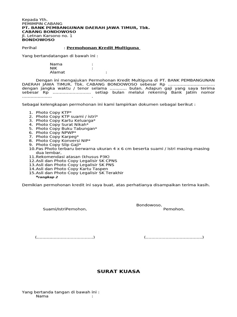 Blanko Permohonan KMG Aktif | PDF | Hukum