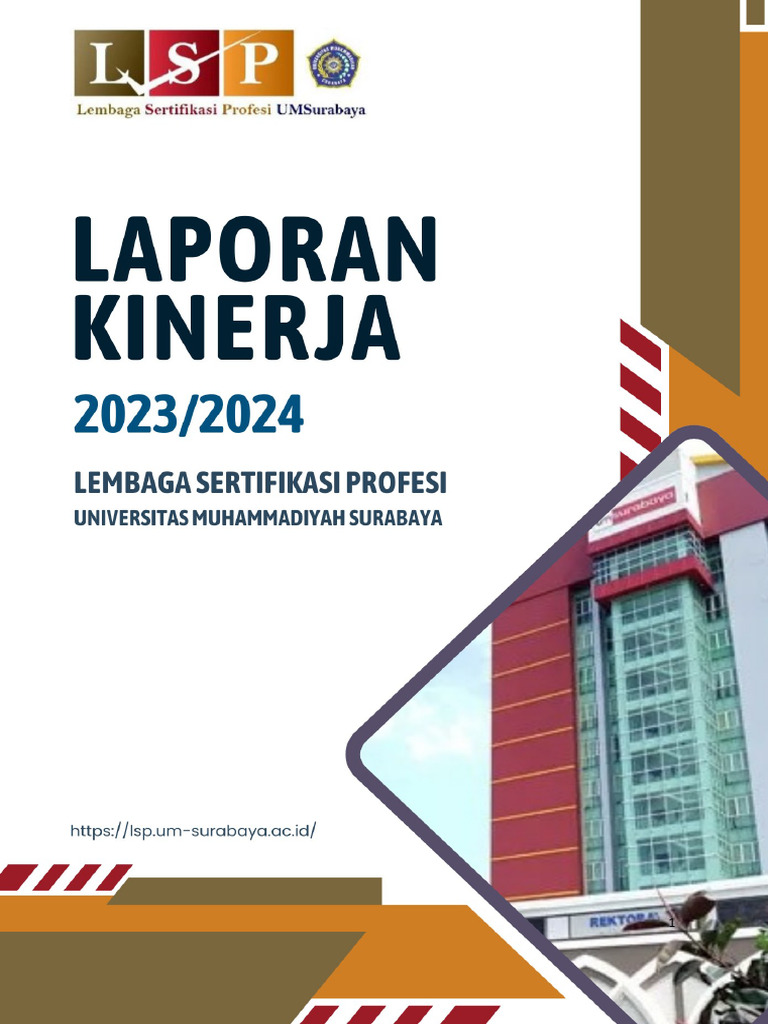 LAPORAN KINERJA LSP UMSURABAYA 2023-2024 Rev | PDF