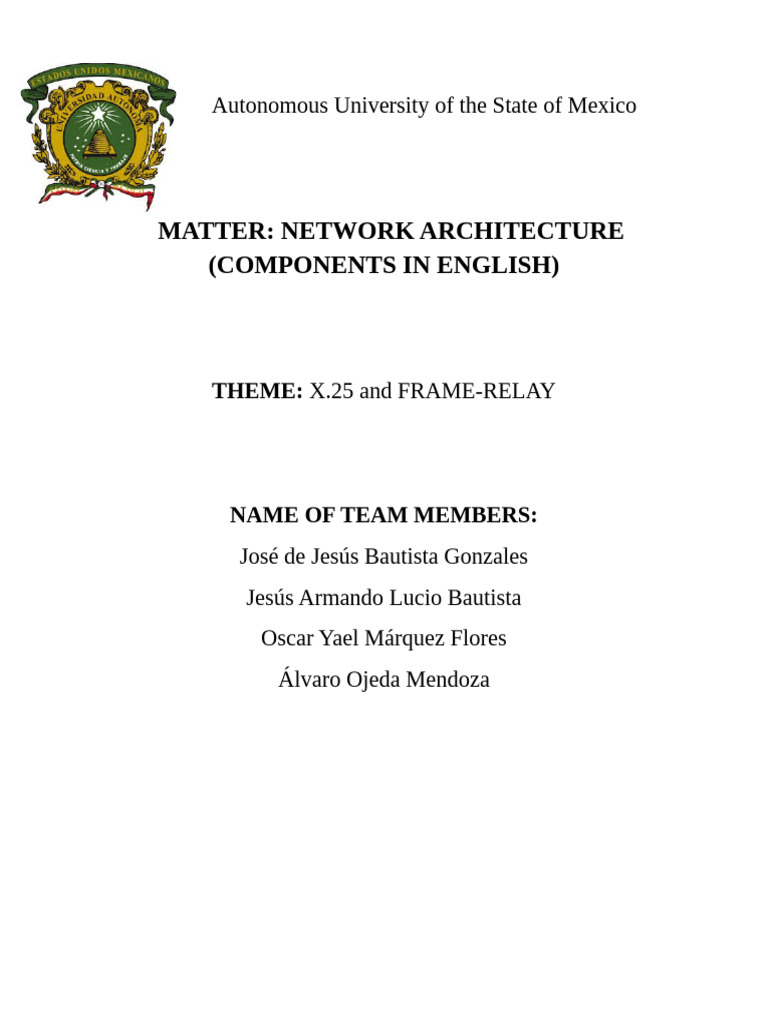 X25 y Frame-Relay Revisada | PDF | Computer Engineering | Computer Network