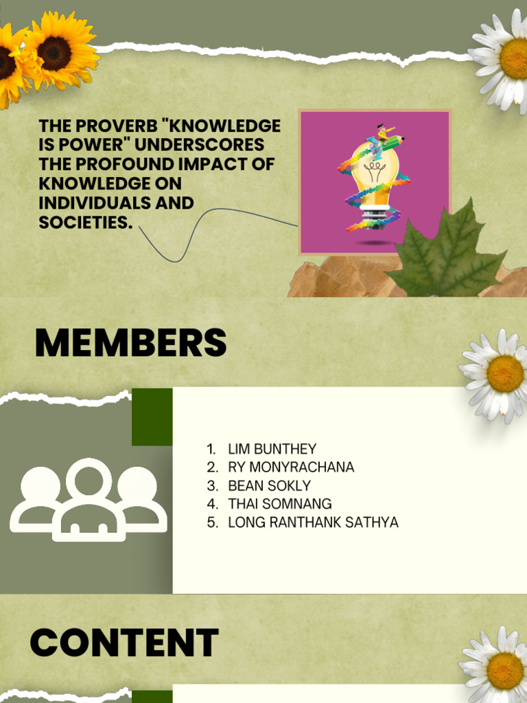 Knowledge Is Power | PDF