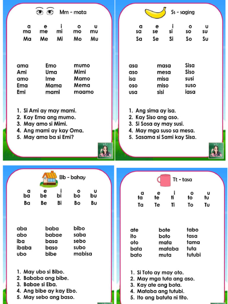 Letters Marungko | PDF