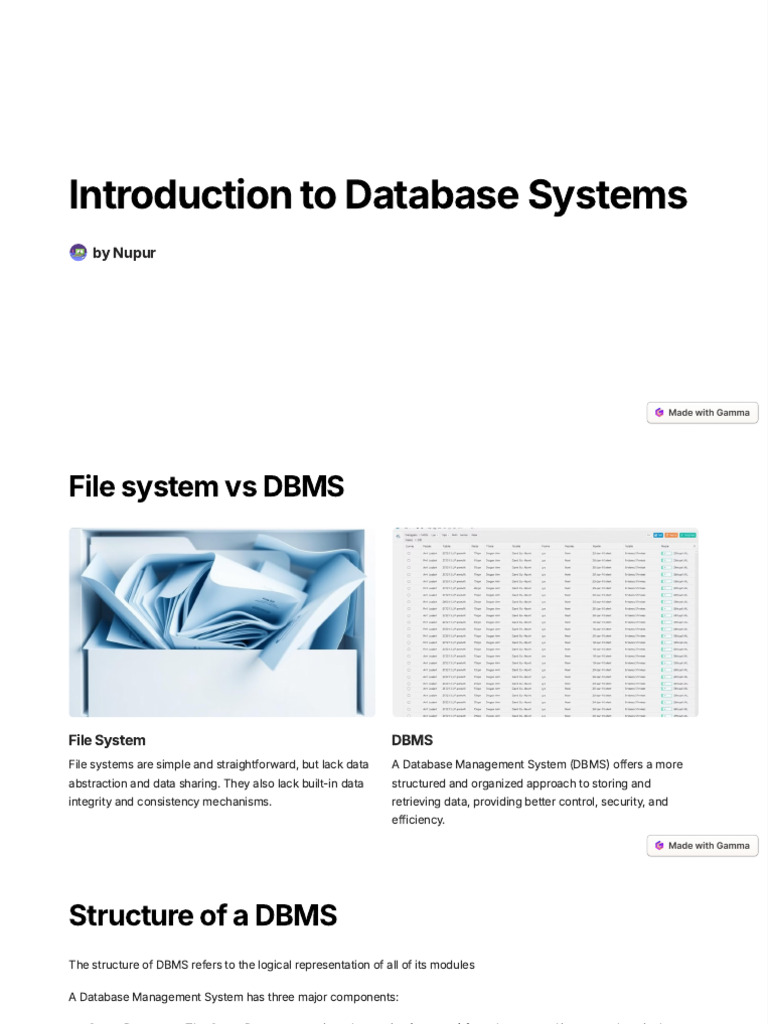 Unit2 Introduction To Database Systems | PDF | Databases | Data Model