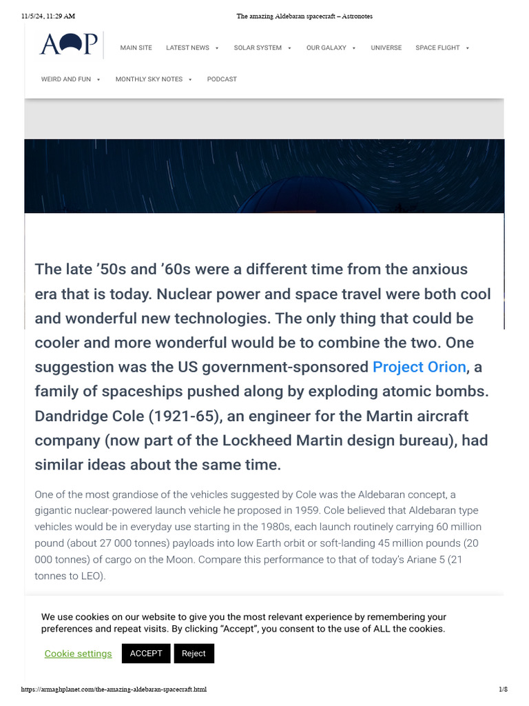 The Amazing Aldebaran Spacecraft - Astronotes | PDF | Spacecraft ...