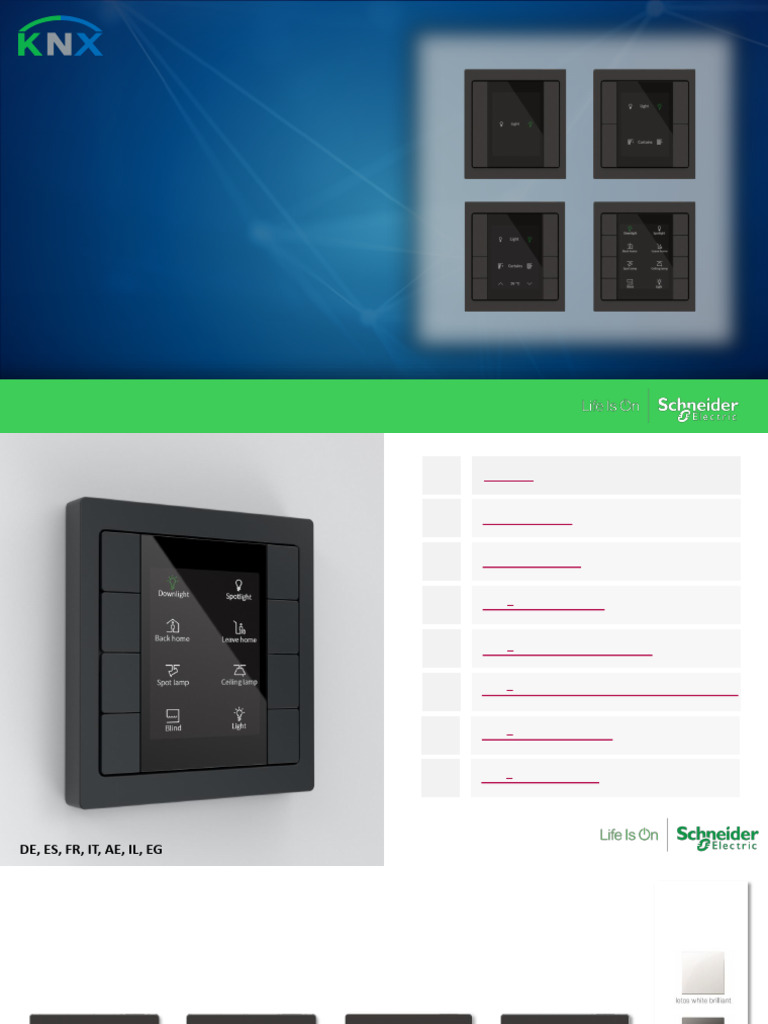 SpaceLogic KNX PB Dynamic Labeling 2022.10 | PDF | Temperature | Computing