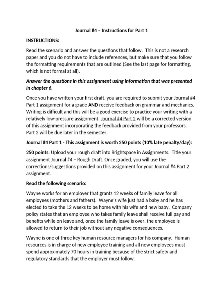 Journal 4 Part 1 | PDF | Employment