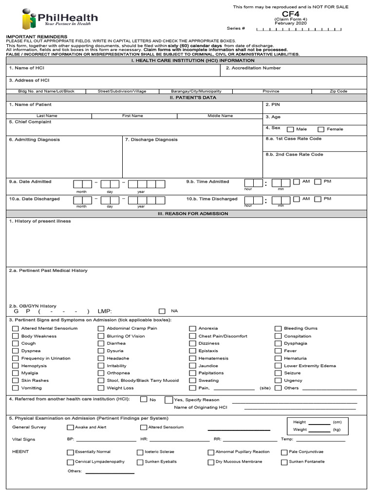 CF4 PrintForm | PDF | Edema | Symptoms And Signs