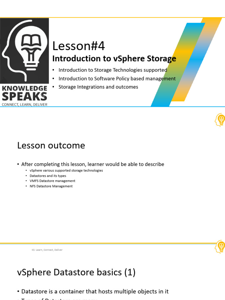 1.1 4-Introduction To vSphere-Intro-vSphere-Storage-M4 | PDF | Computer File | Computer Data