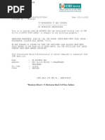 IDFC First Bank No Due Certificate | PDF