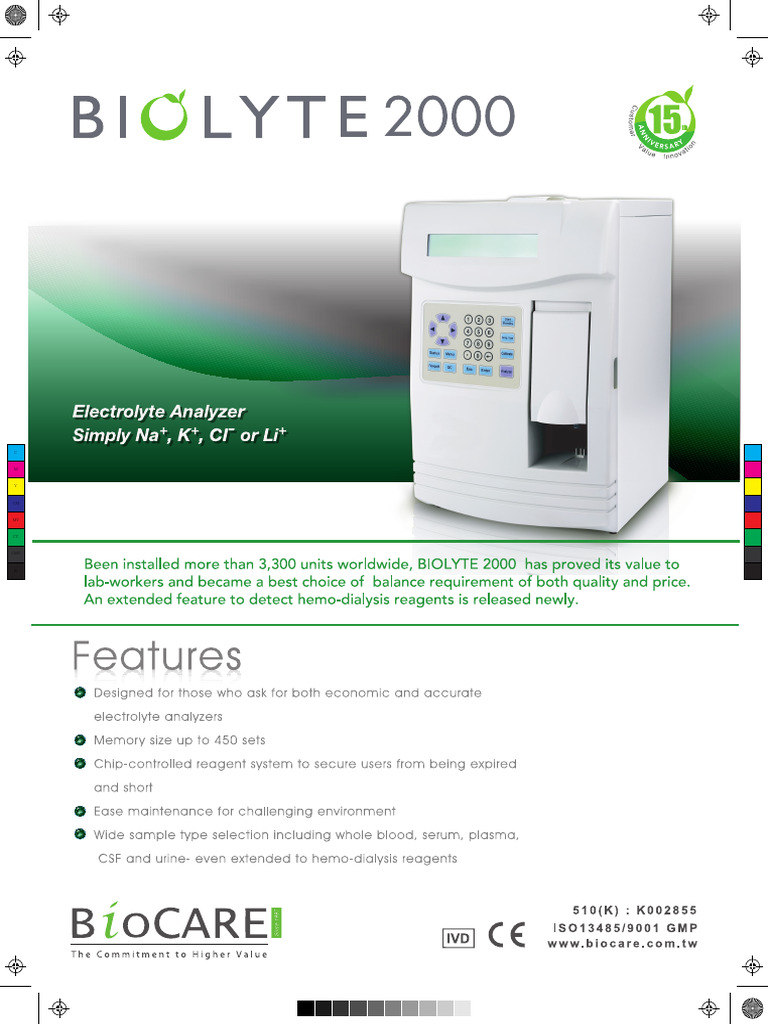 Biolyte 2000 | PDF
