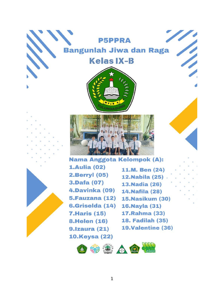 Contoh Laporan P5RA - Revisi | PDF