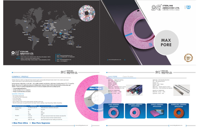 Max Pore Grinding Wheels Overview | PDF | Grinding (Abrasive Cutting ...