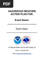 Severe Weather Contingency Plan Template | PDF | Severe Weather | Weather