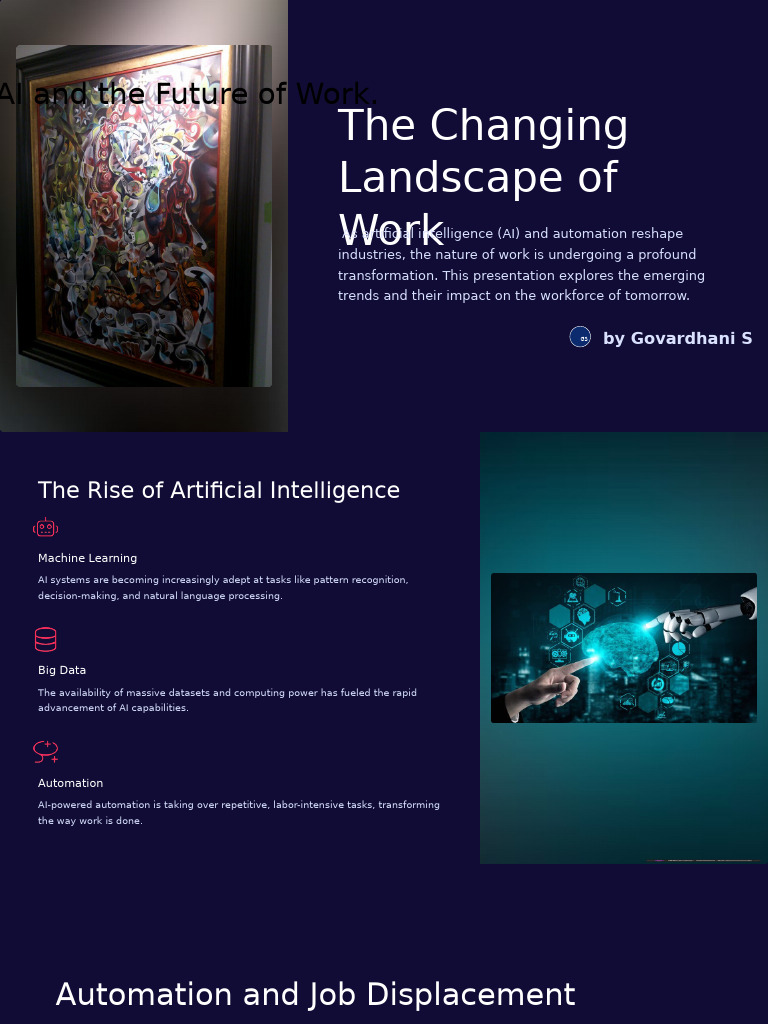 The Changing Landscape of Work | PDF | Artificial Intelligence ...