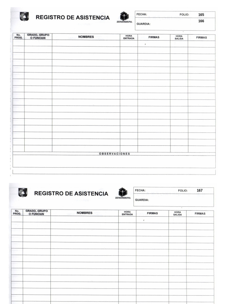 Hojas de Firmas | PDF