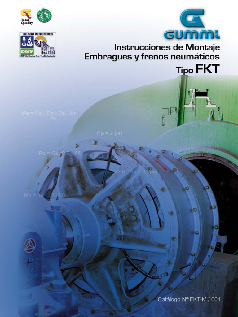 Instrucciones Montaje Embragues FKT | PDF | Embrague | Neumático