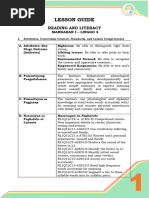 Lesson Plan Marungko | PDF