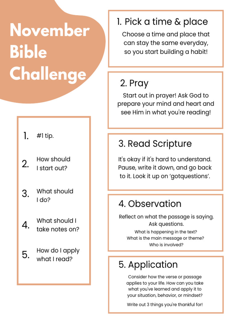 November Bible Challenge | PDF