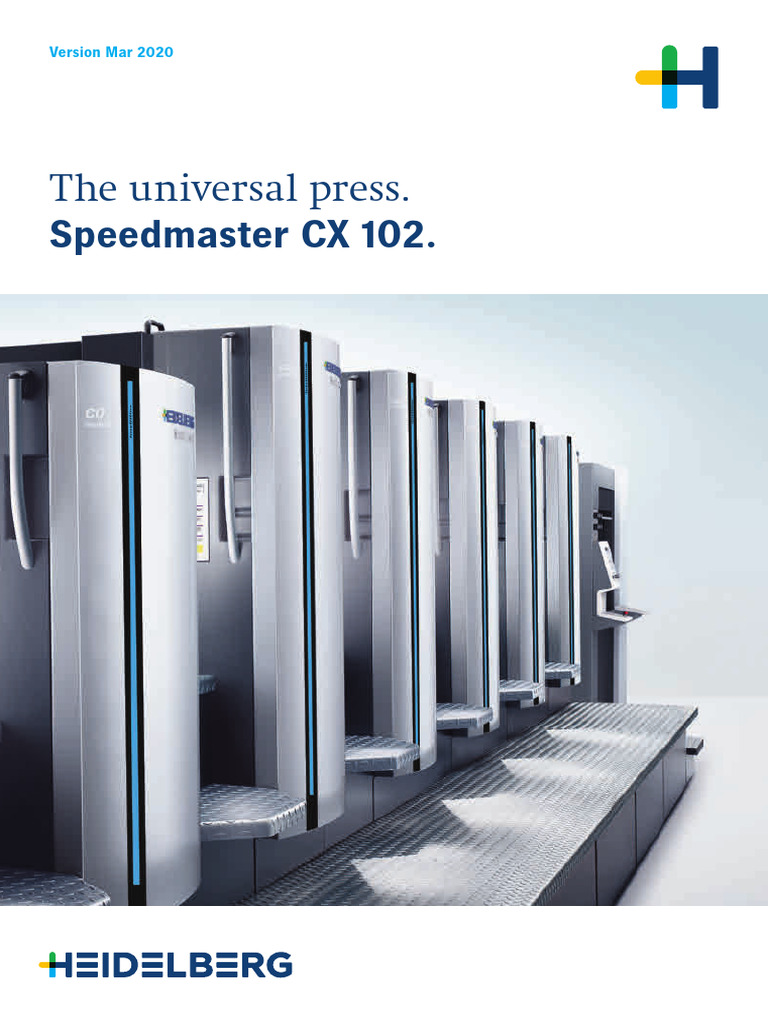 Speedmaster-Cx-102-Product-Information (1) Scs | PDF | Efficient Energy Use | Automation