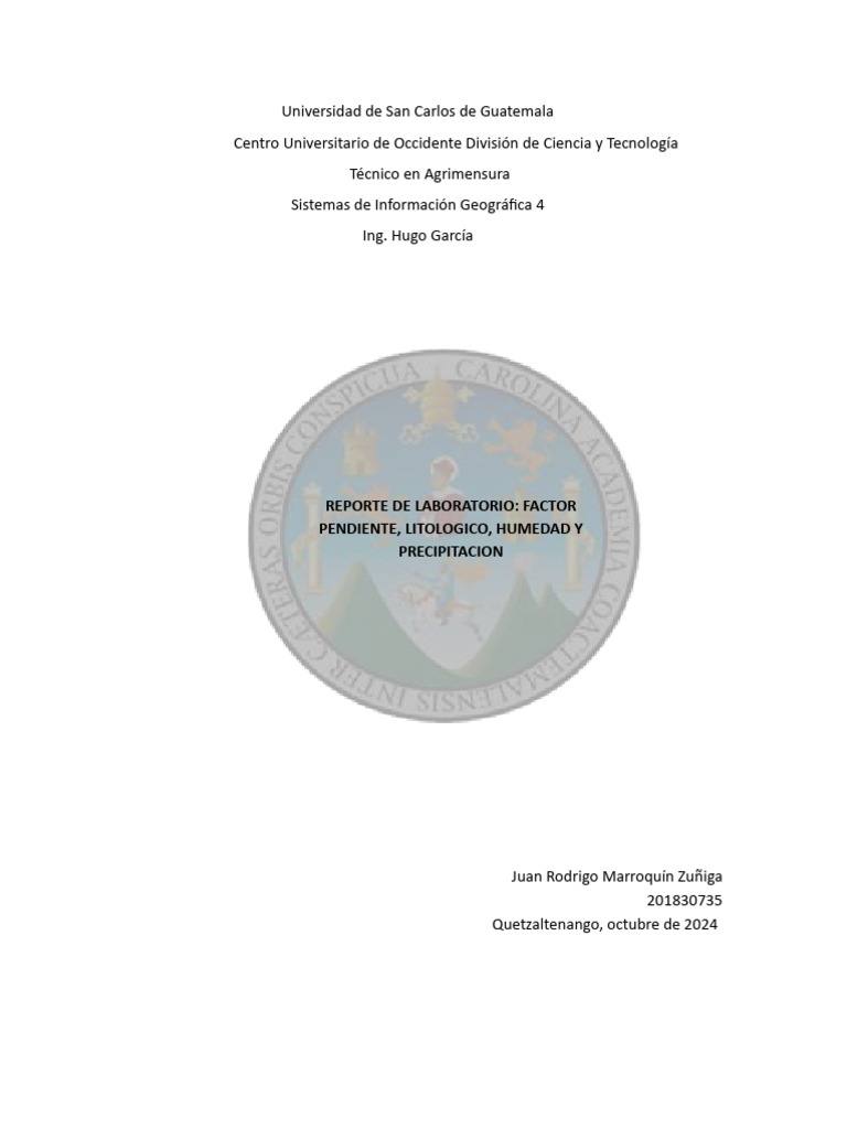 REPORTE FACTORES | PDF | Mapa | Informática