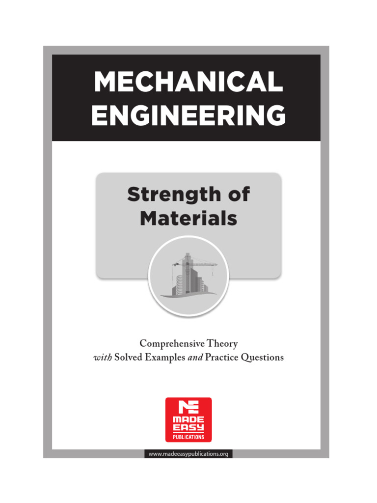 Mechanical Engineering: Strength of Materials | PDF | Bending | Beam (Structure)