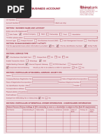 Kina Bank Personal Account Opening Form | PDF | Banks | Cheque