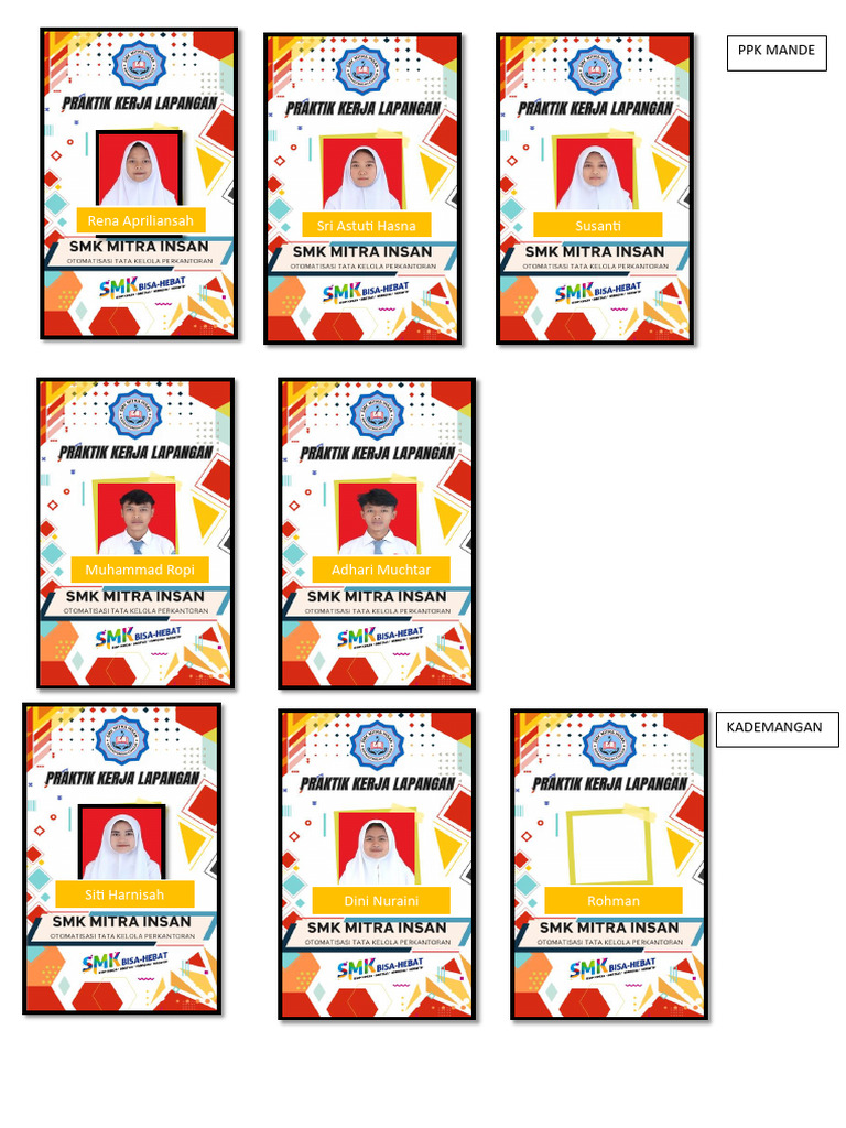 Id Card PKL 2024 | PDF