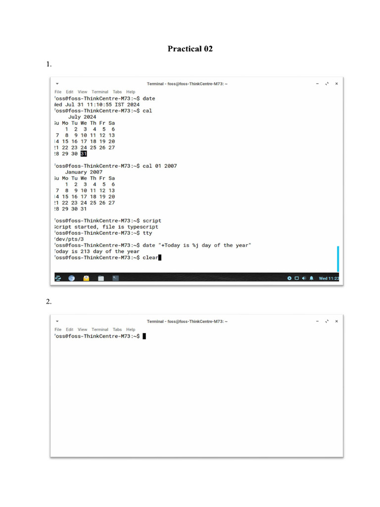 OSY Practical 2 | PDF