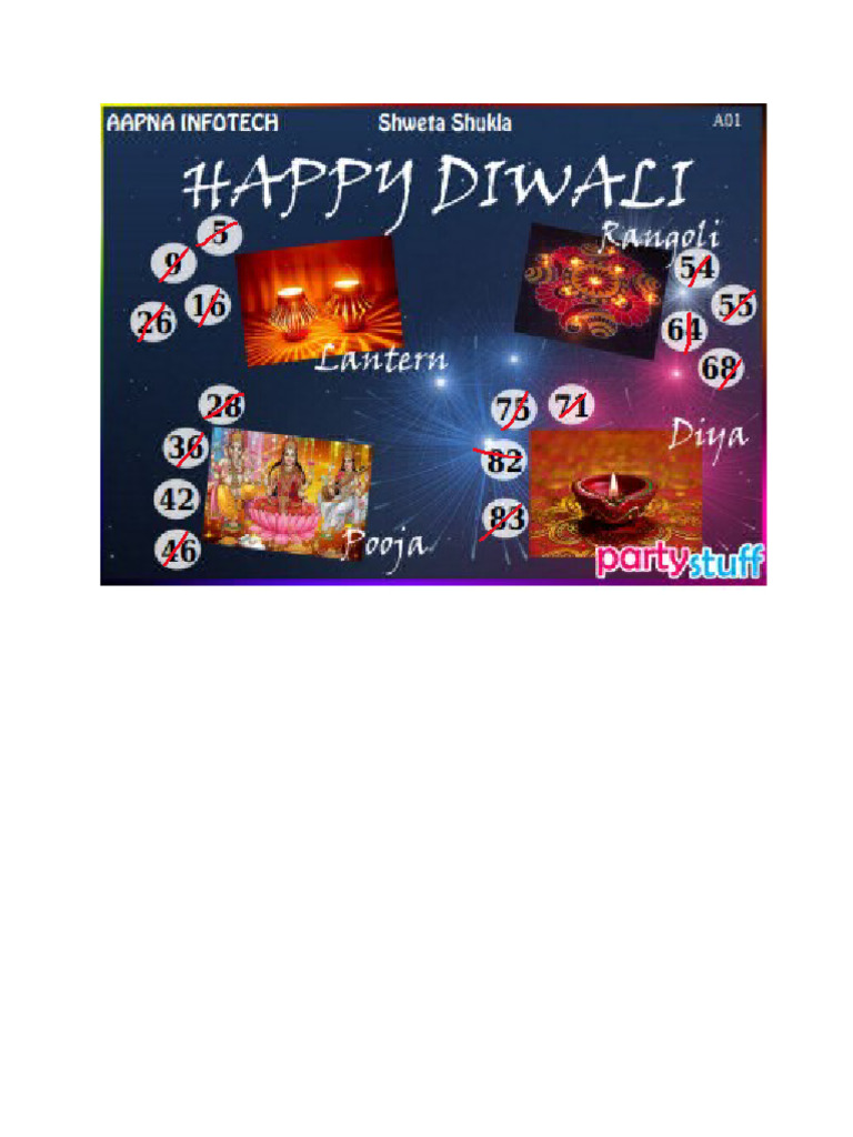 Tambola Ticket | PDF