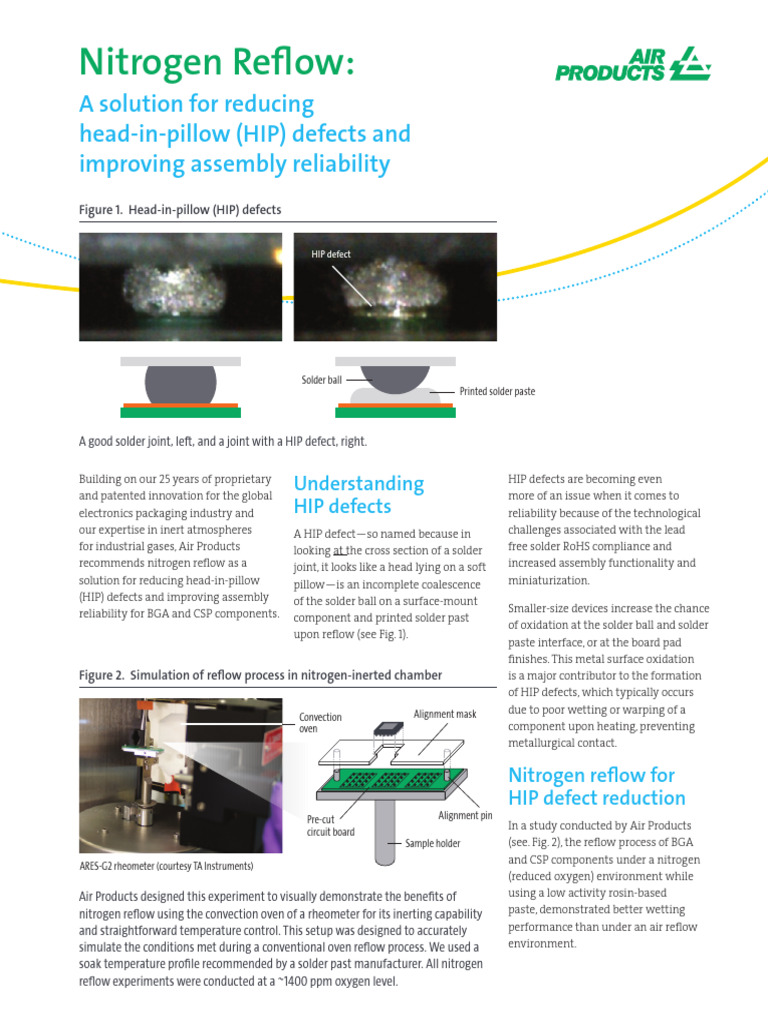450 13 007 US N2 Reflow For Reducing HIP Defects | PDF | Materials ...