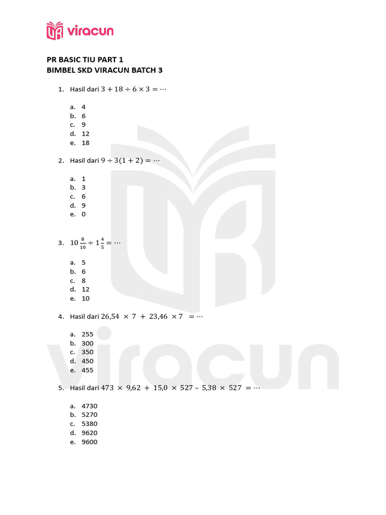 PR Basic Tiu Part 1 | PDF | Metode & Bahan Ajar | Komputer